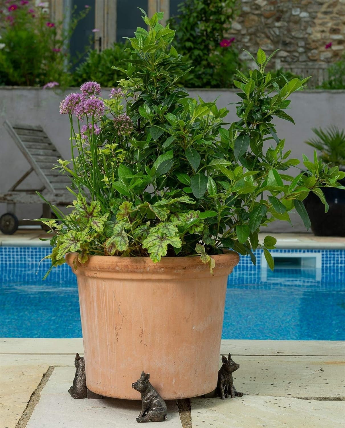 Potty Feet Pig Figures Pot Feet Planter Riser - Pot Support Feet ...