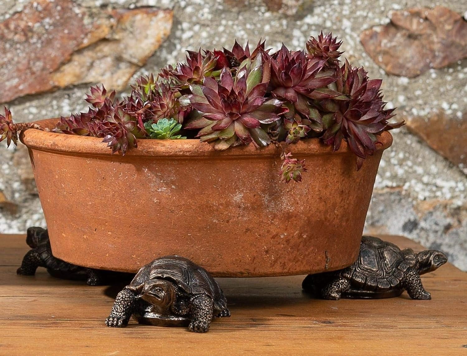 Potty Feet Tortoise Figures Plant Pot Feet Planter Riser - Pot Support ...