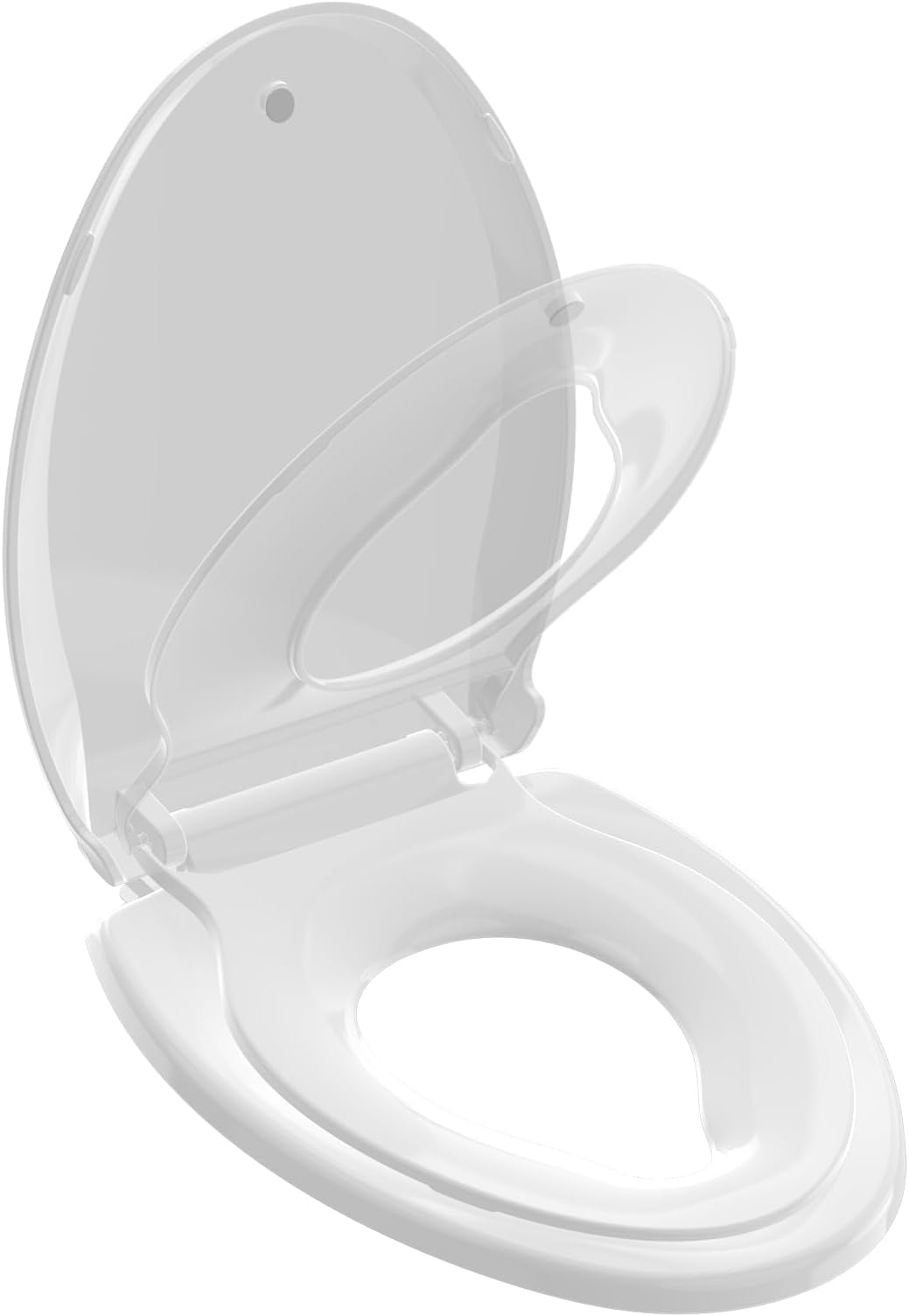Potty Seat Built-in Toilet Seat, Elongated Toilet Seat 16.5inch with ...