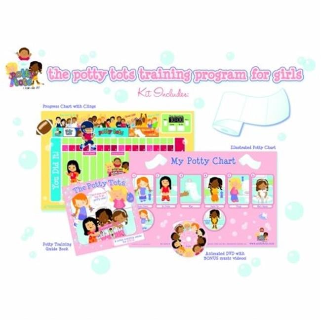 Potty Tots Potty Training Program for Girls Green One Size - Walmart.com
