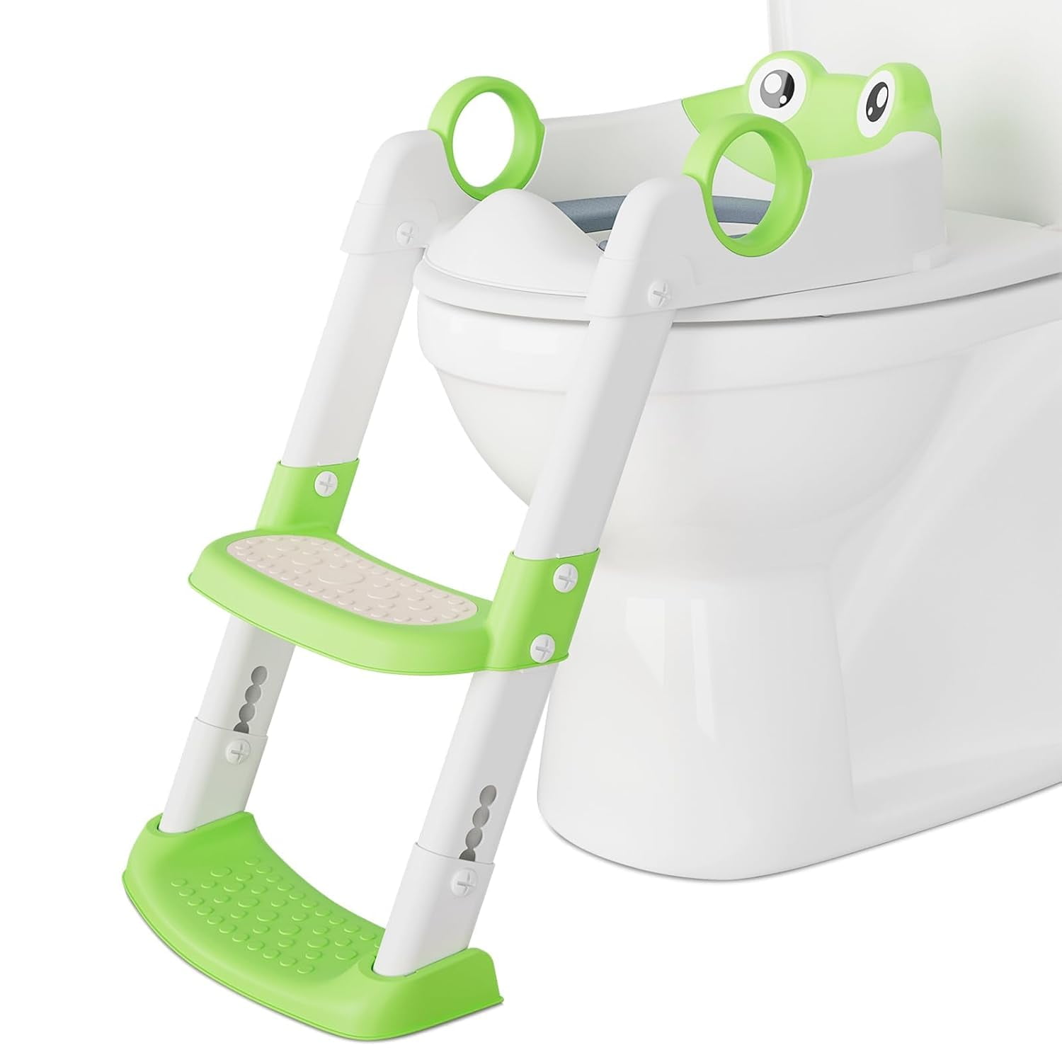 Potty Training Seat with Adjustable Height Step Stool Ladder – Anti ...