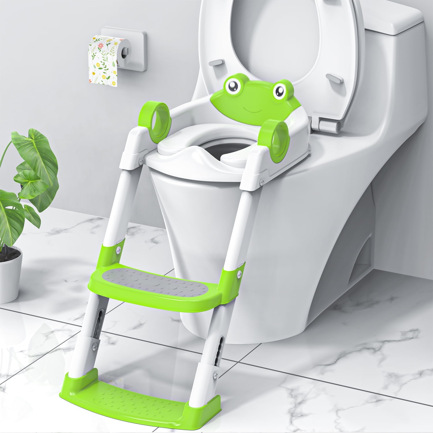 Cshidworld Potty Chair, Toddler Step Stool, 2-in-1 Potty Training Seat ...