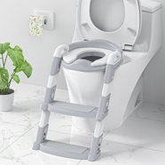 Mommy's Helper Padded Potty Seat with built in ladder non-slip step ...