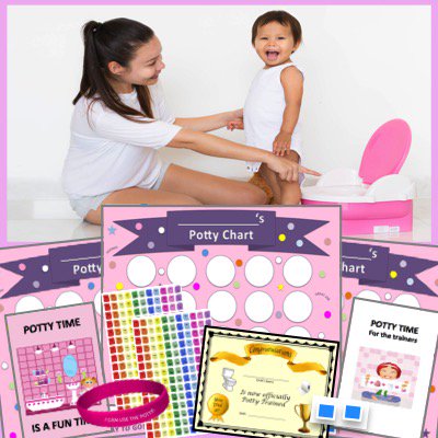 Potty Training System-Kit/Guide- 6 Weeks of Training, Parent Guide ...