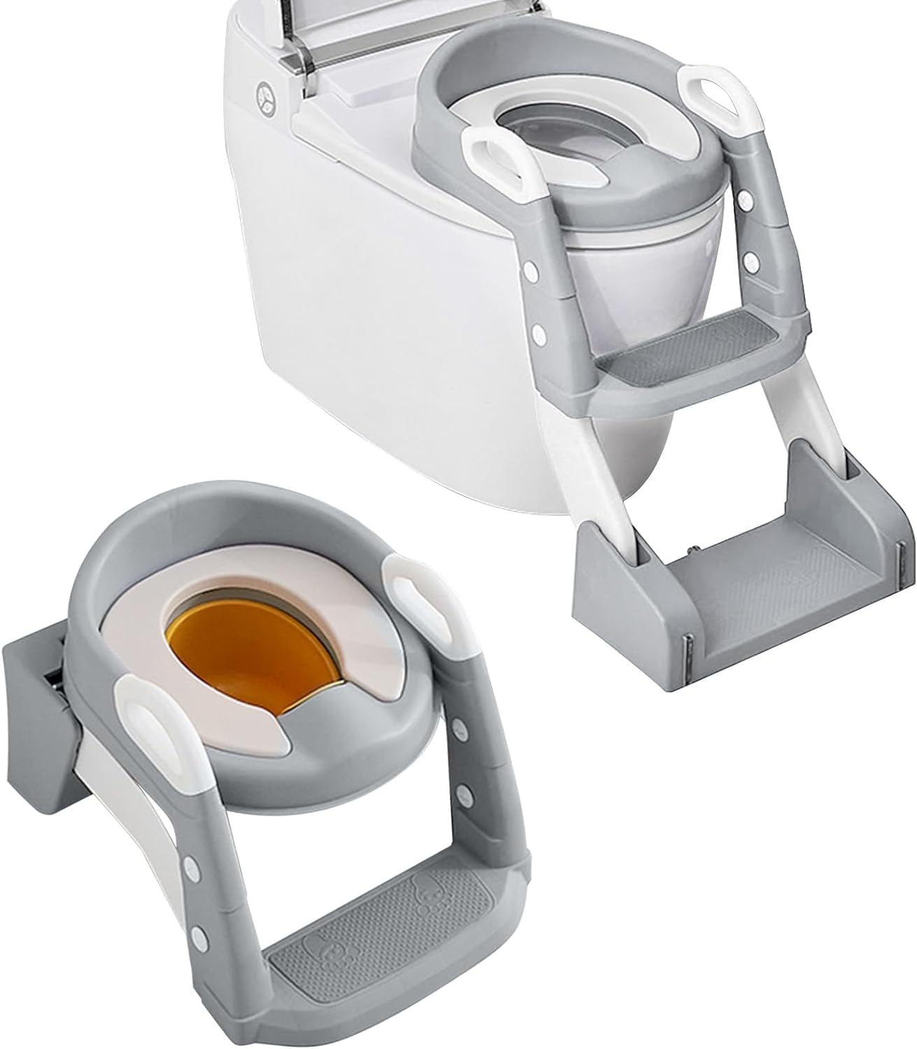 Potty Training Toilet Seat 2 in 1 Toddler Toilet Seat and Step Splash ...