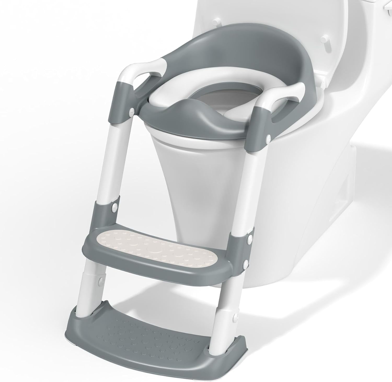 Potty Training Toilet with Step Stool Ladder, Toddler Kids Potty Training Seat for Boys Girls ...