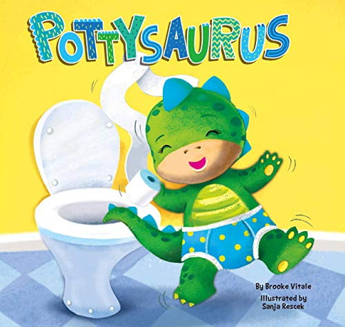Pre-Owned Pottysaurus - Children's Padded Board Book - Potty Training ...