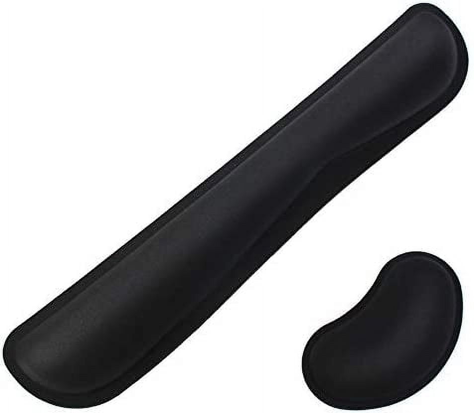 Poualss Memory Foam Set Keyboard and Mouse Wrist Pad Rest,Cushion ...