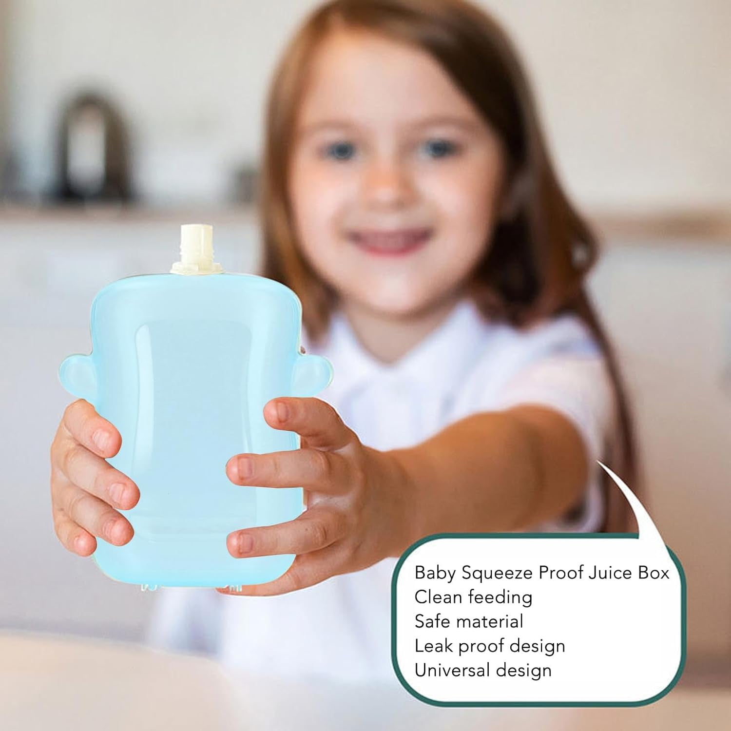 Pouch Holder No Squeeze, Universal Multipurpose Prevent Messes Baby ...