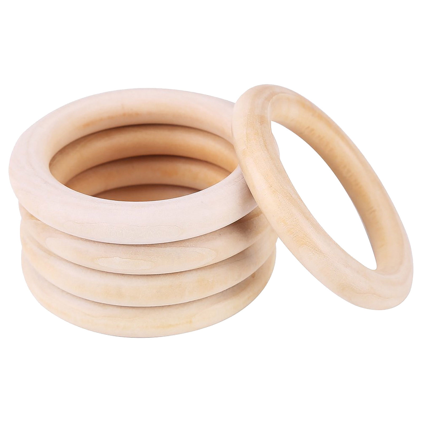 Pouches For Organization 70mm Crafts Wooden DIY 10PC Circles Wooden ...