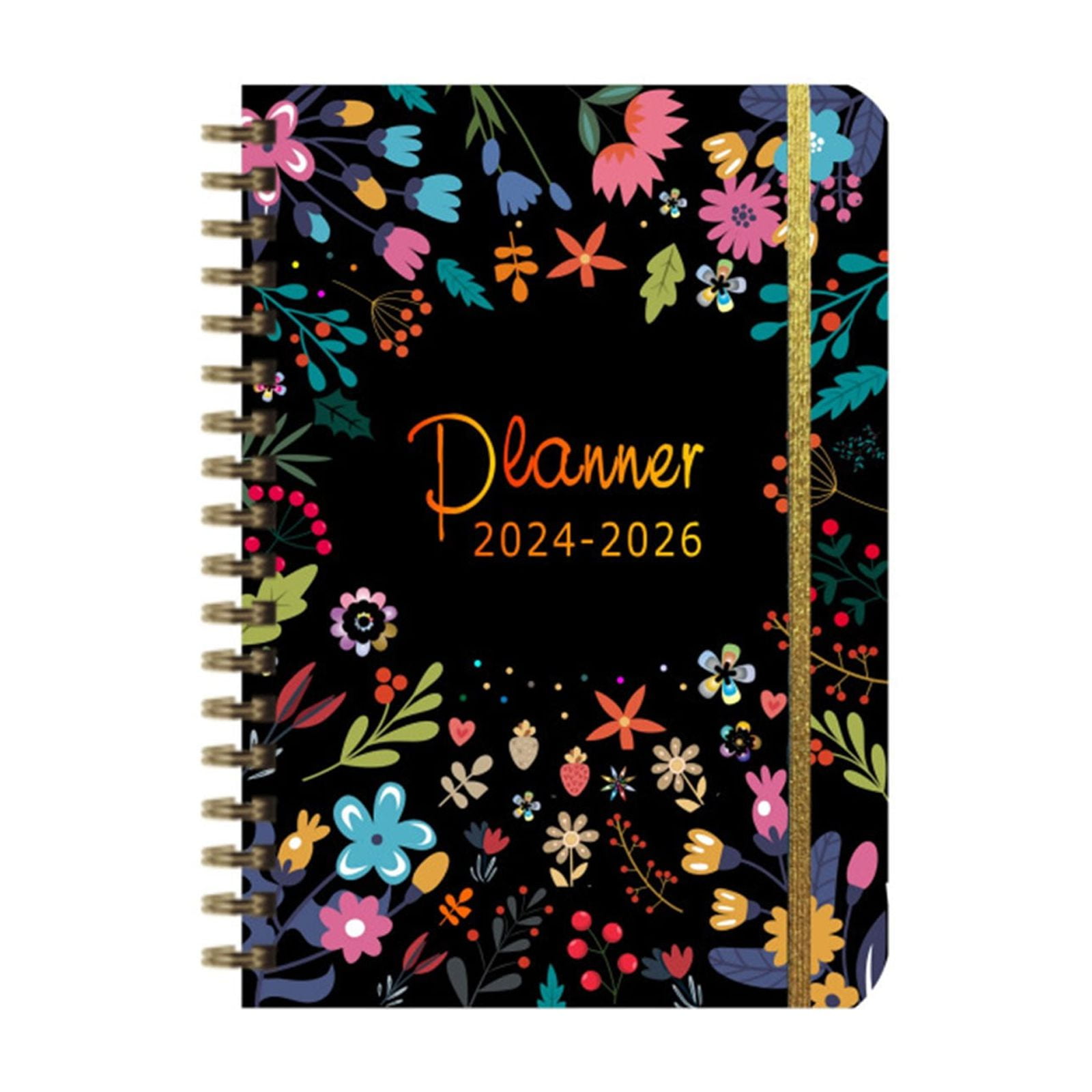 Pouches For Organization Monthly Planner 2024 2026 Planning Calendar ...