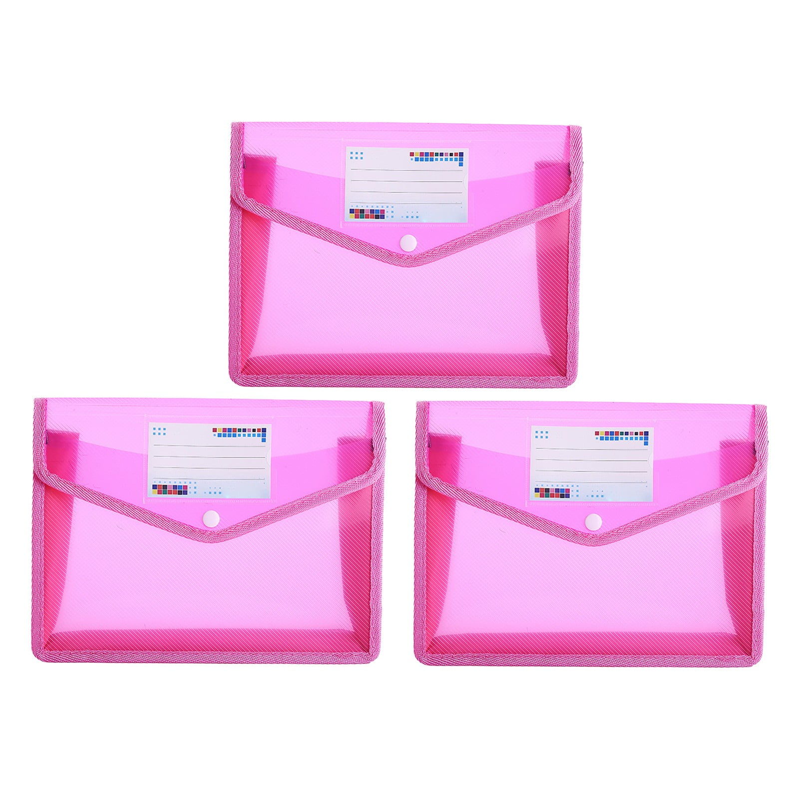 Pouches For Organization Plastic File Folders A4 Size 3 Pcs Expandable ...