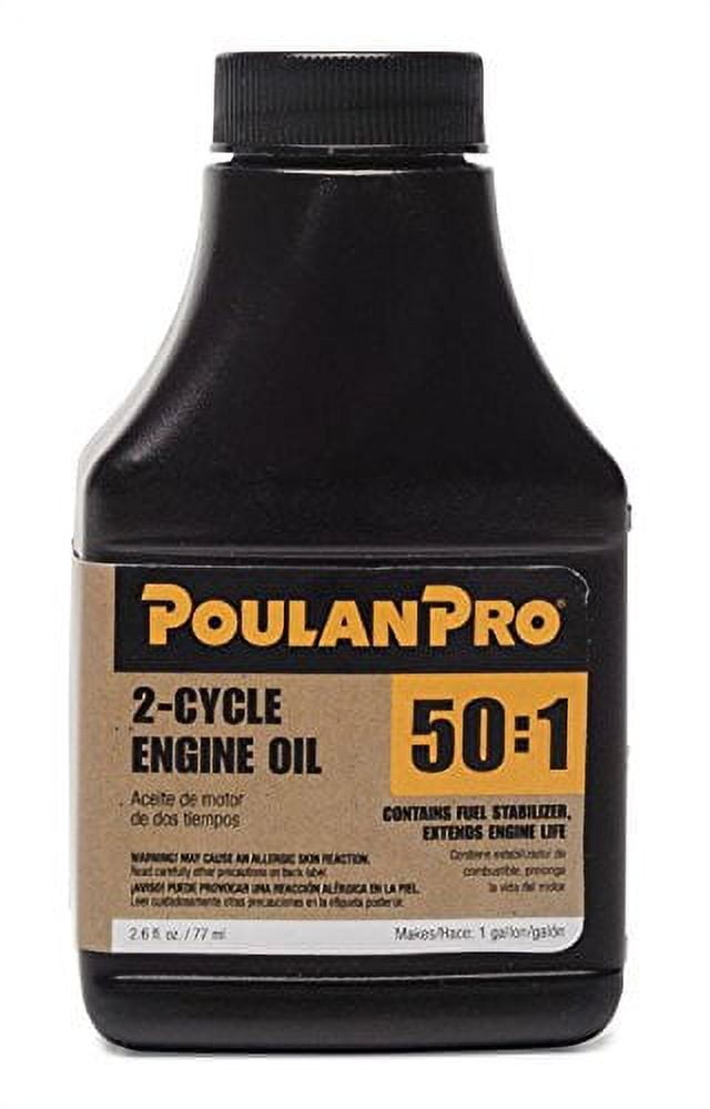 Poulan Pro 2.6 oz 50:1 2-Cycle Oil Mix for Engine Life Extension - 12 ...