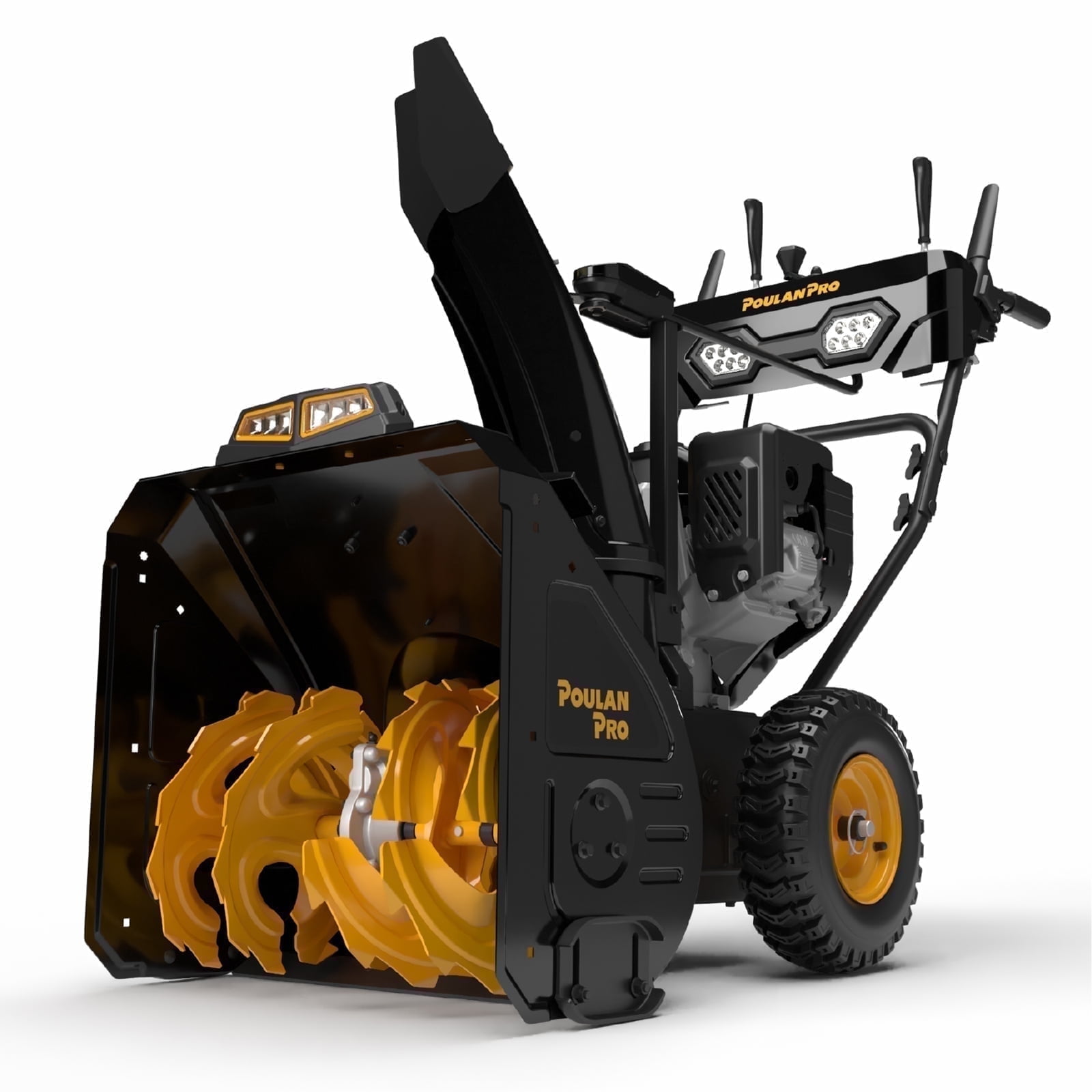 Poulan Pro 24 Inch Two Stage Self Propelled Gas Snow Blower with ...