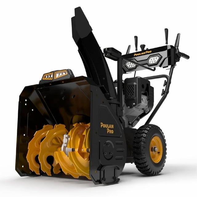 Poulan Pro 24 Inch Two Stage Self Propelled Gas Snow Blower with ...