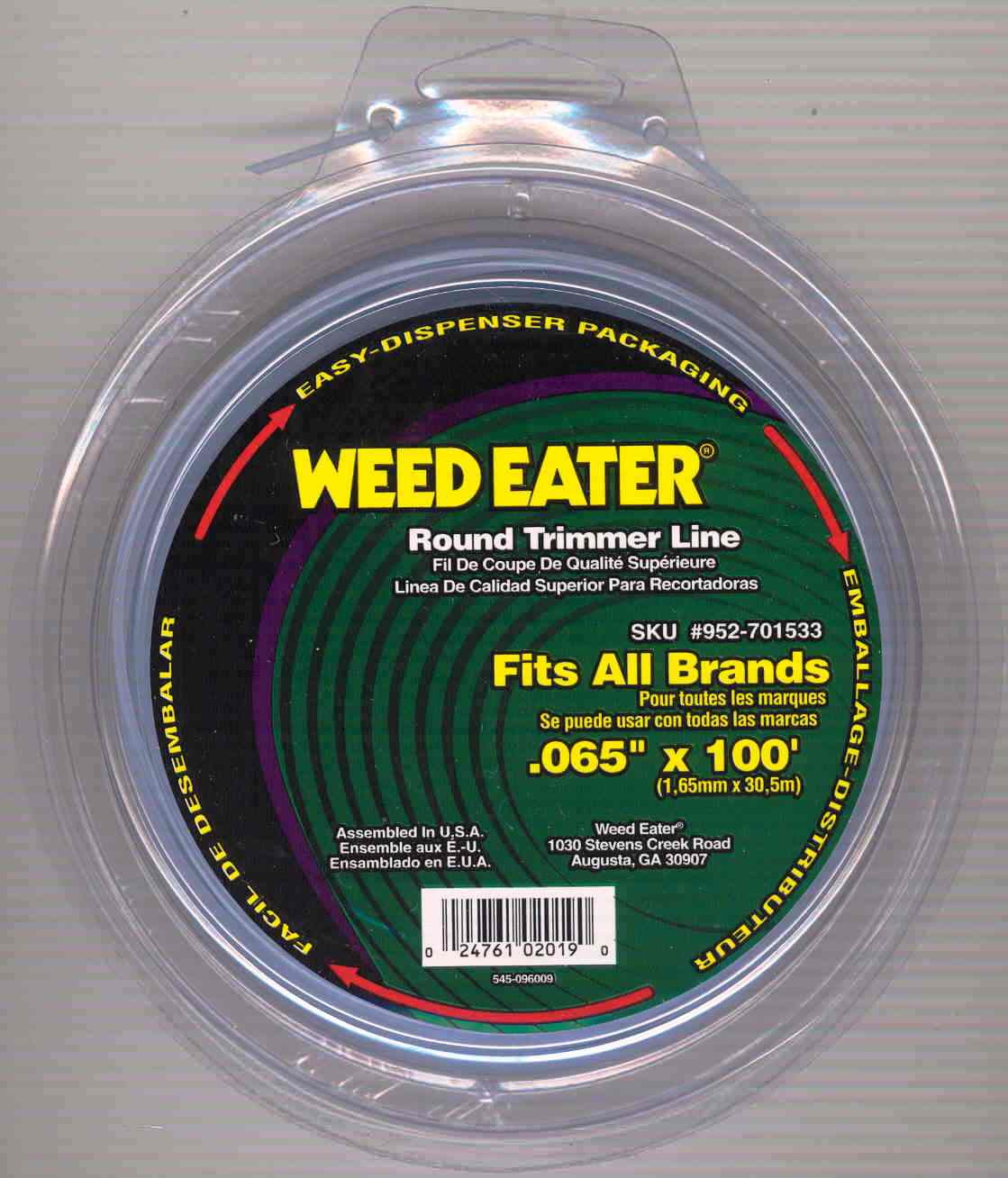 Poulan String Trimmer Line ACC W/E COIL PK .065X100' POU-952701533 ...