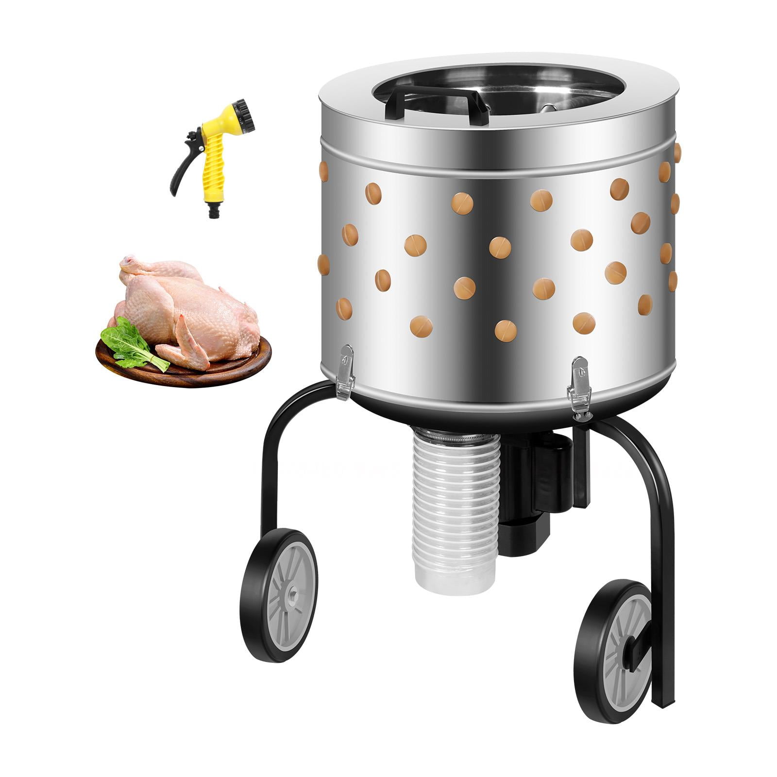 Poultry Plucker, 450 W Electric Chicken Feather Remover, 110 V AC, 20 ...