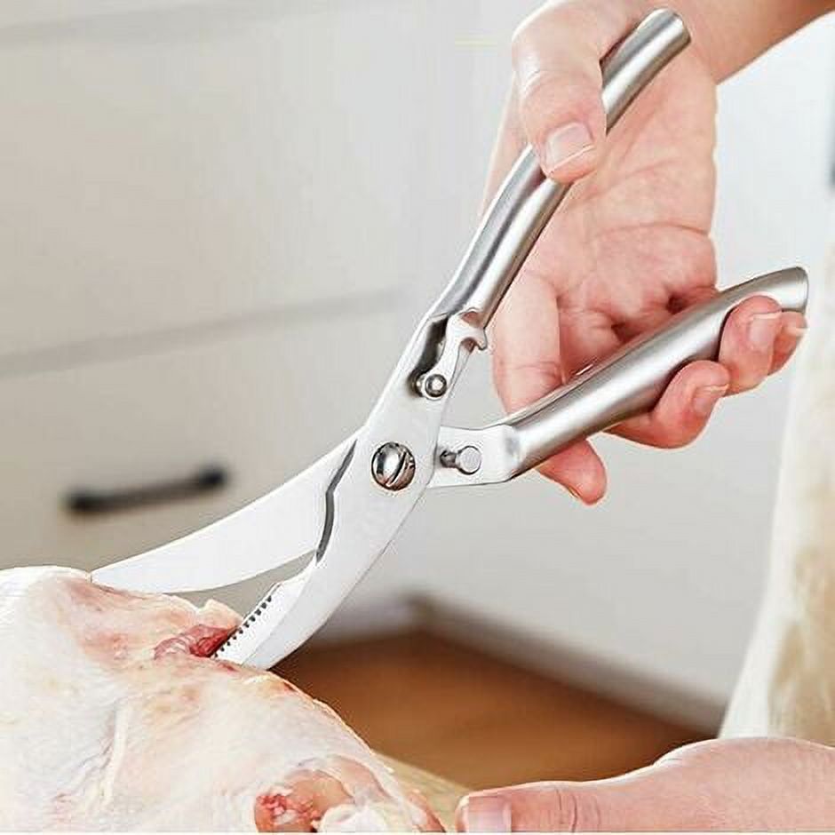 Poultry Scissors, Professional Kitchen Scissors, Stainless Steel ...