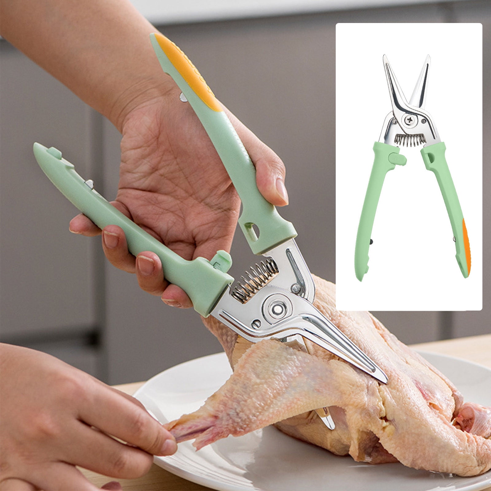 Poultry Shears, Heavy Duty Kitchen Scissors for Food - Stainless Steel ...