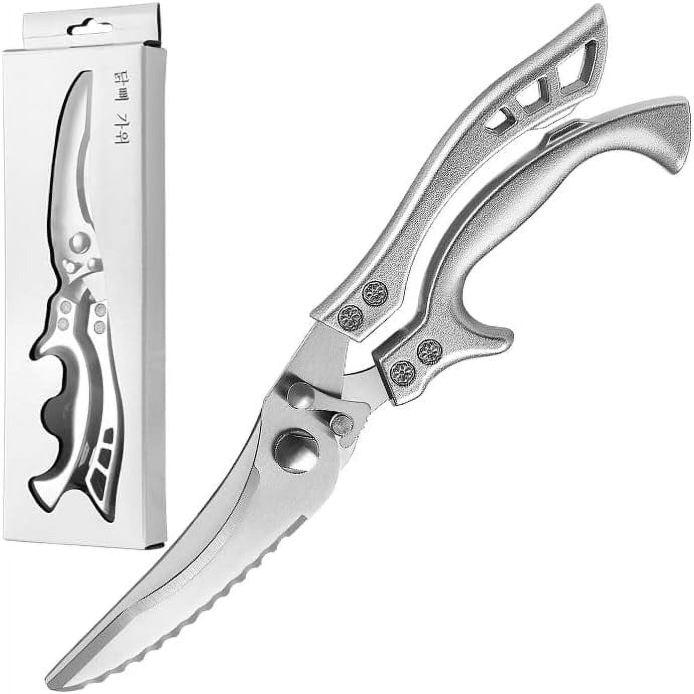 Poultry Shears, Heavy Duty Kitchen Scissors with Spring Loaded ...