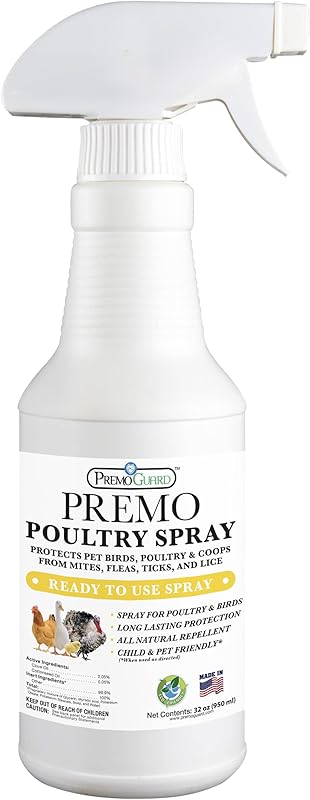 Poultry Spray - Kill Scaly Leg, Mites, Fleas, & Other Pest on Chickens ...
