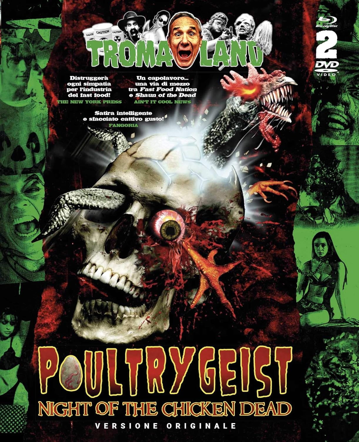 Poultrygeist - Night Of The Chicken Dead (Br+Dv) (Blu-ray) Yachanin ...