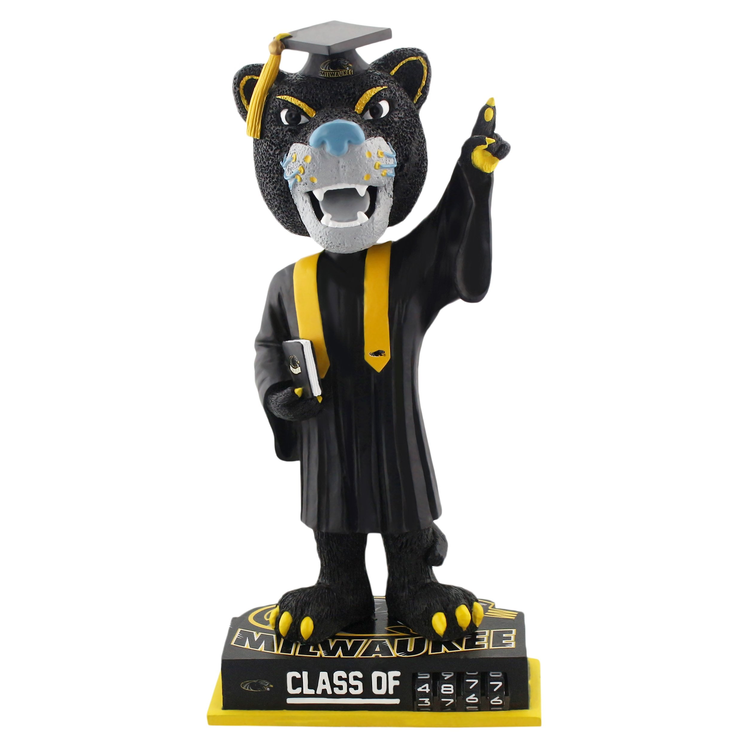 Pounce Milwaukee Panthers Graduation Special Edition Bobblehead NCAA ...