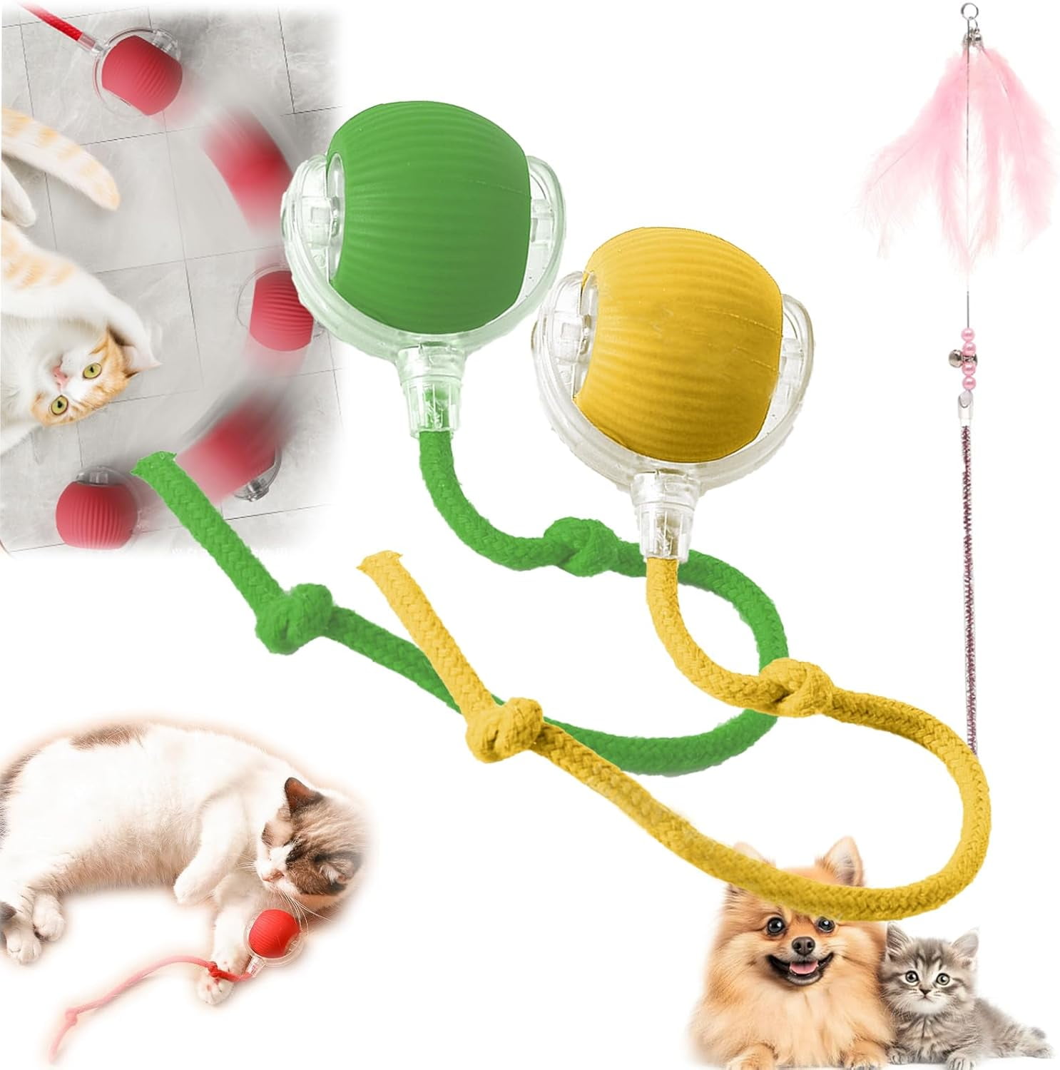Pounce Pal Cat Toy, Ulvra Cat Toy, Solve Your Cat's Boredom,Fast Moving ...