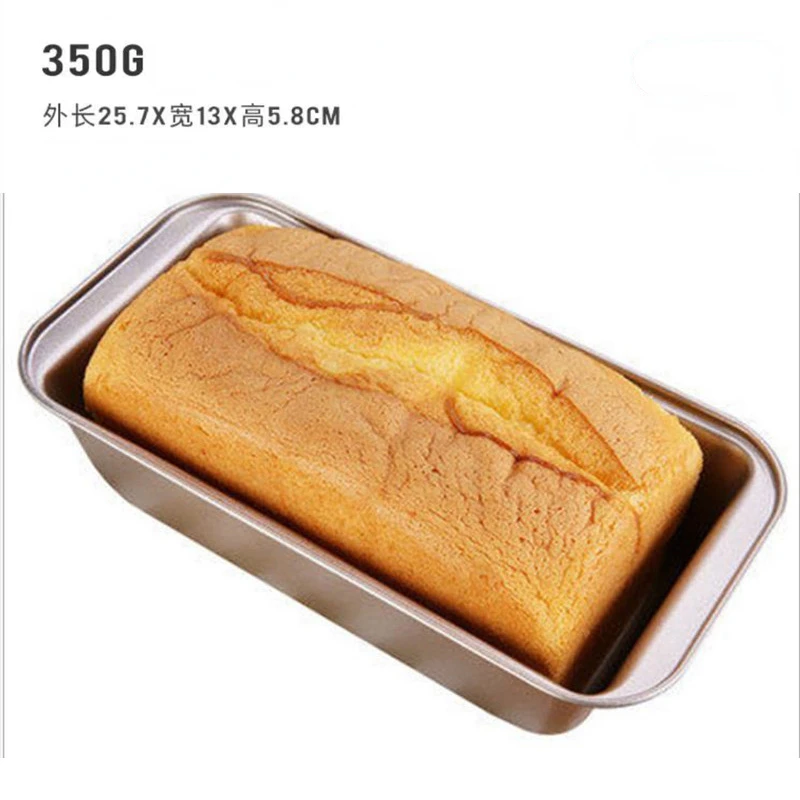 Pound Cake Mold Square Bakeware Non-Stick 6-Piece Brownie Mold Form for ...