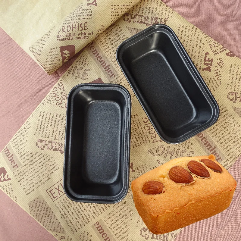 Pound Cake Mold Square Bakeware Non-Stick 6-Piece Brownie Mold Form for ...