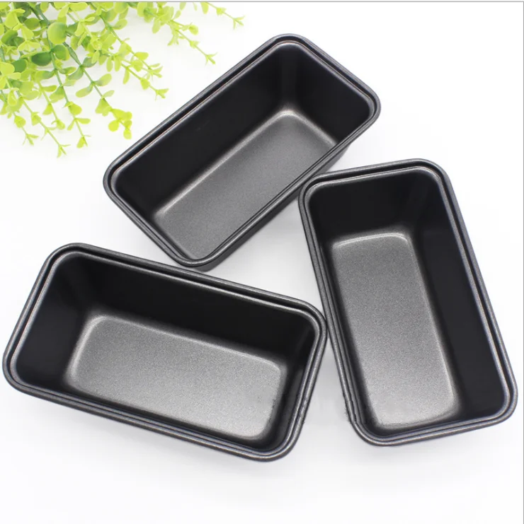 Pound Cake Mold Square Bakeware Non-Stick 6-Piece Brownie Mold Form for ...