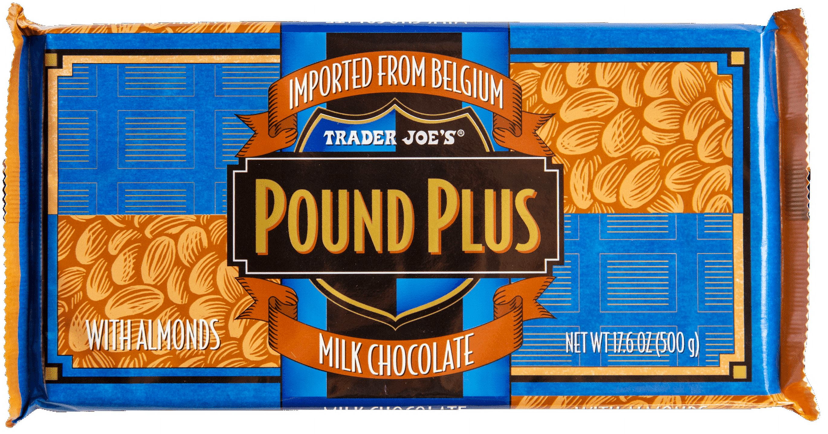 Pound Plus Milk Chocolate Bar with Almonds 17.6 Oz Pack of 2 - Walmart.com