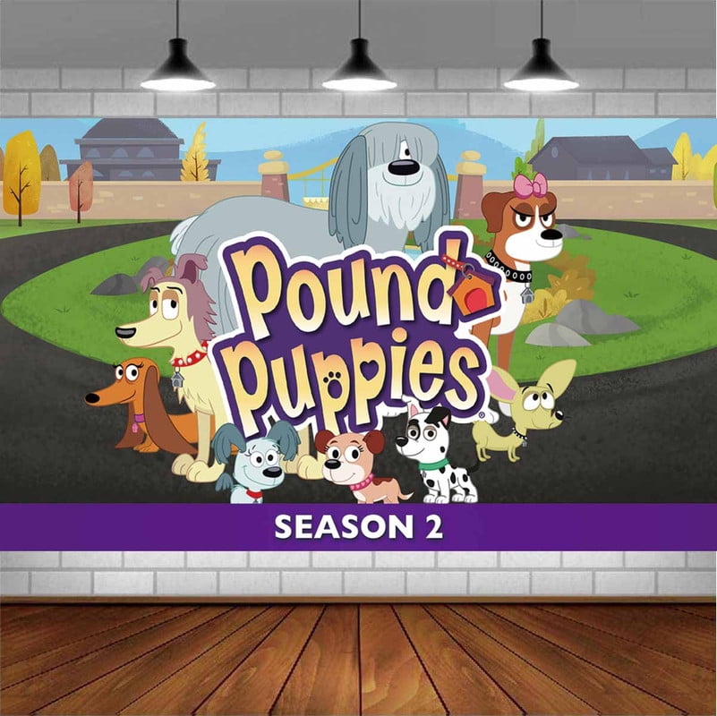 Pound Puppies Backdrop Banner Party Supplies Poster Movie Theme ...