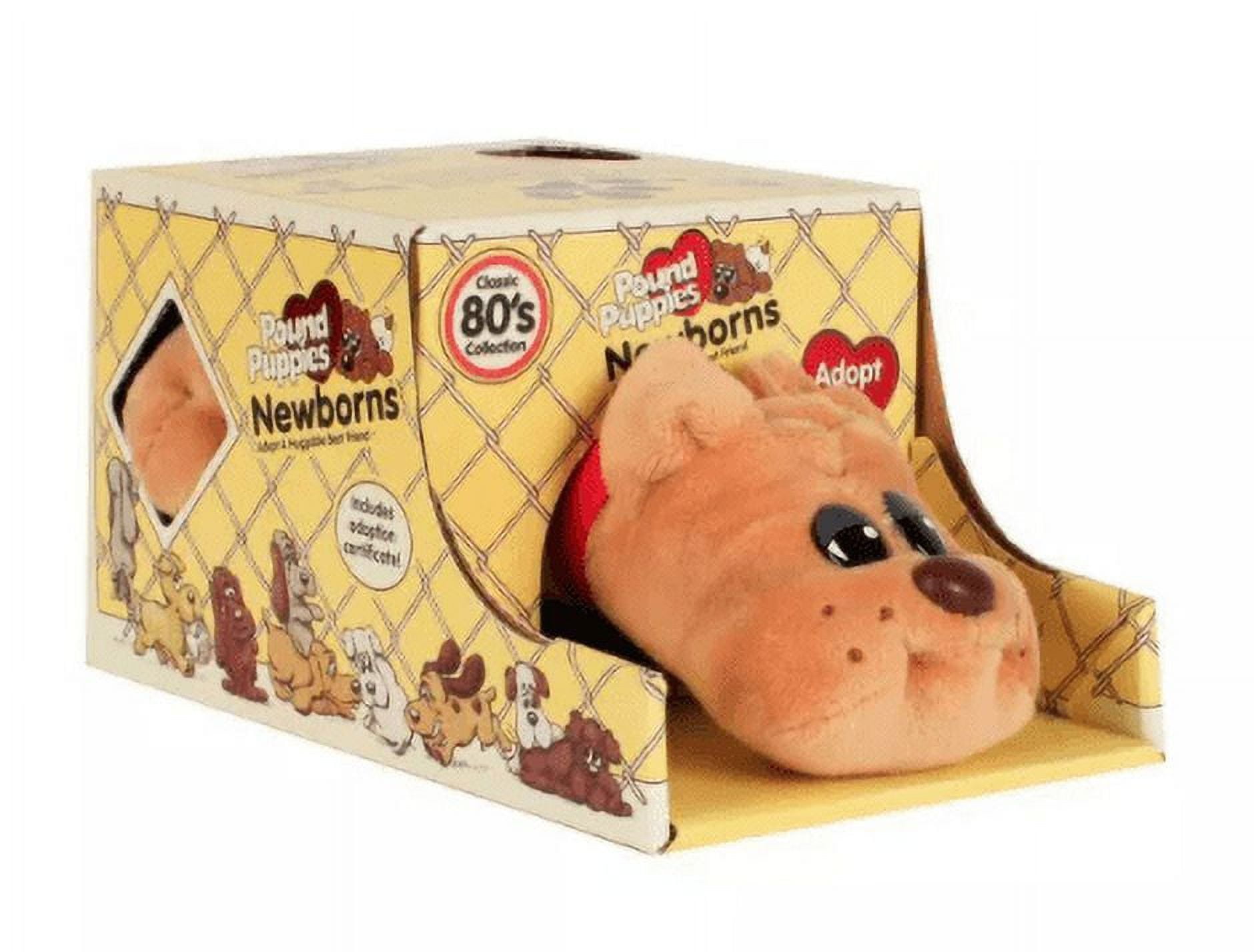 Pound Puppies Newborns Stuffed Animal Light Brown Rumple Skin - Walmart.com