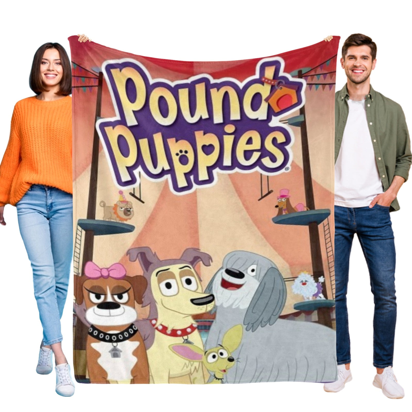 Pound Puppies Throw Blanket Gifts for Fans Lover Girls Boys Women ...