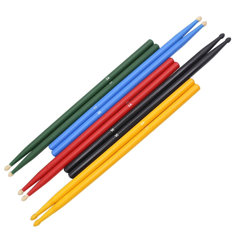 Homoyoyo Drumsticks for Drummer Maple Wood Teardrop Shaped 5 Pairs ...