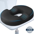 POUND TECHNOLOGY Donut Seat Cushion, Ergonomic Relief, Memory Foam, for ...