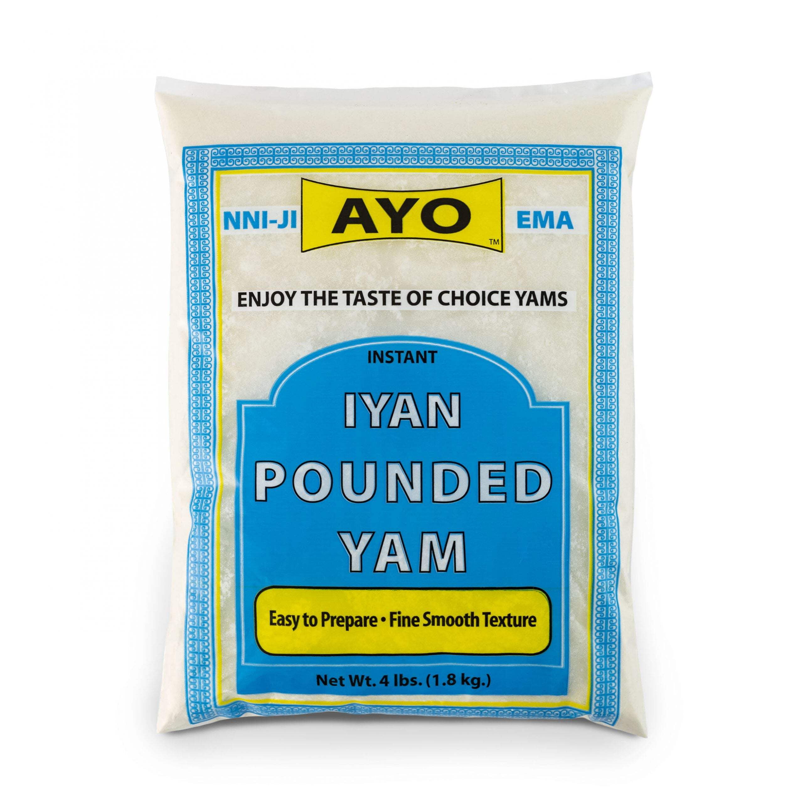 Ayo Pounded Yam, Flour Blend, Smooth Texture, West African Delicacy ...