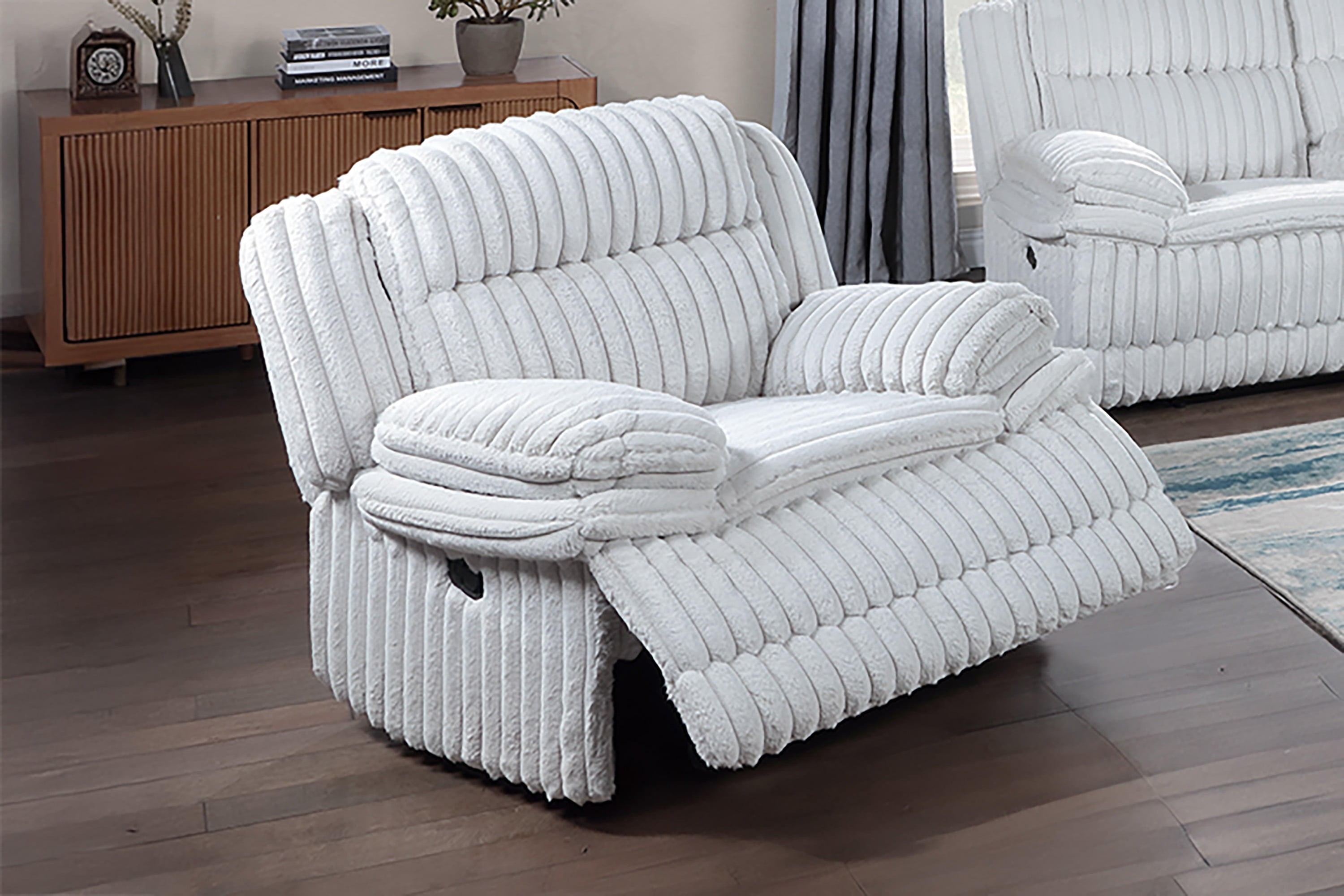 Poundex Glider Recliner - Walmart.com