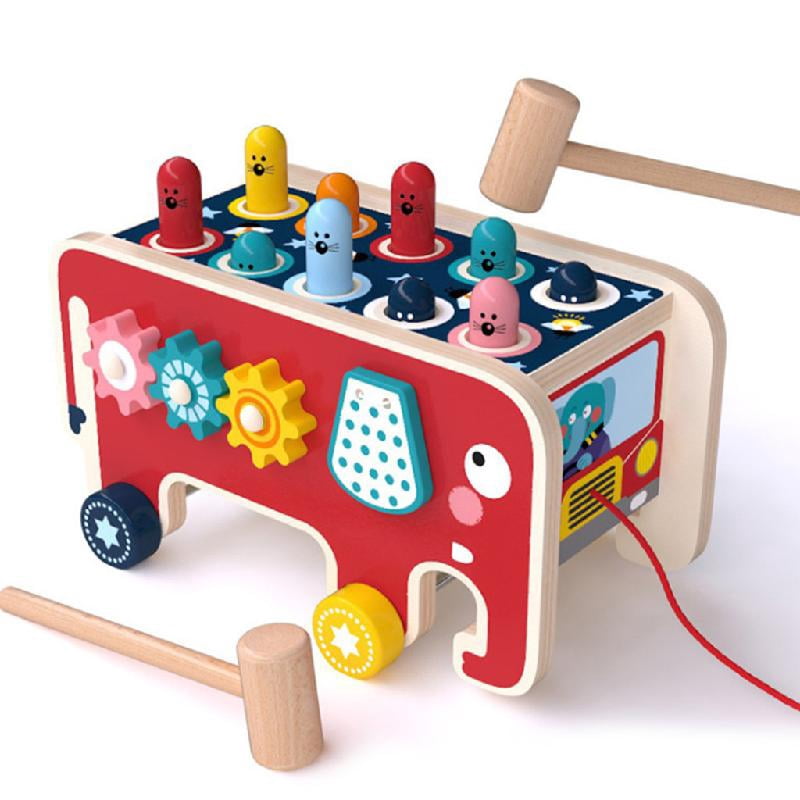 Pounding Toy for Baby Brain Development & Logical Thinking with Wooden ...