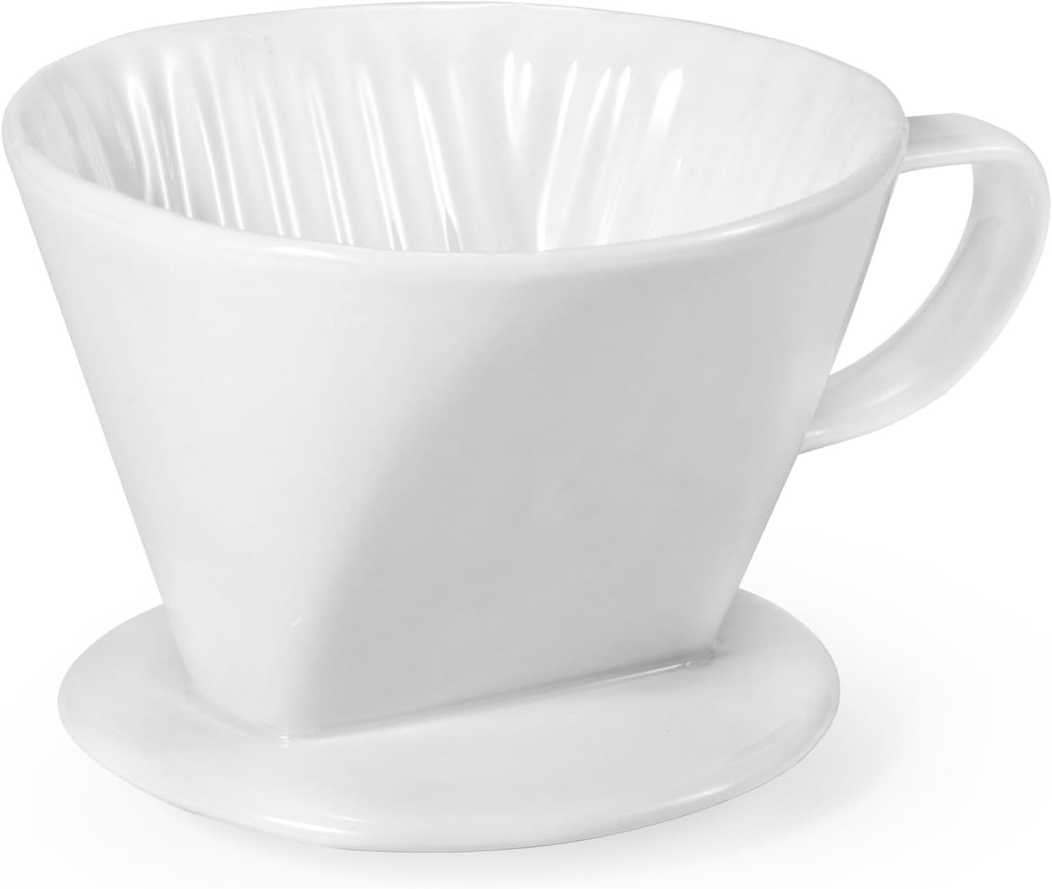 Pour Over Coffee Dripper, Ceramic Pour Over Coffee Maker with 3 Holes ...