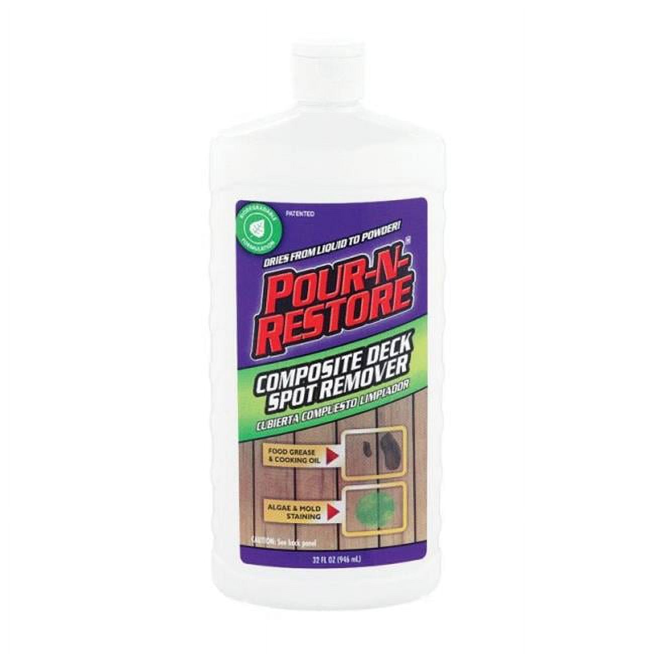 Pour-N-Restore PNRDK32OZ 32 oz Composite Deck Spot Remover - pack of 6 ...
