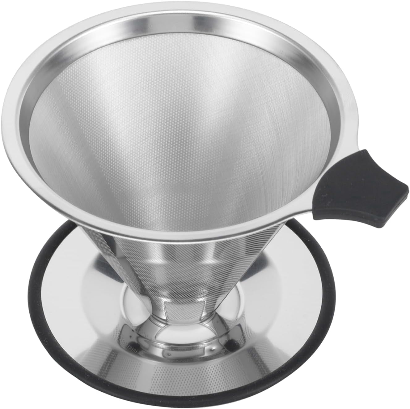 Pour Over Coffee Dripper Filter, Reusable Stainless Steel Pour Over ...
