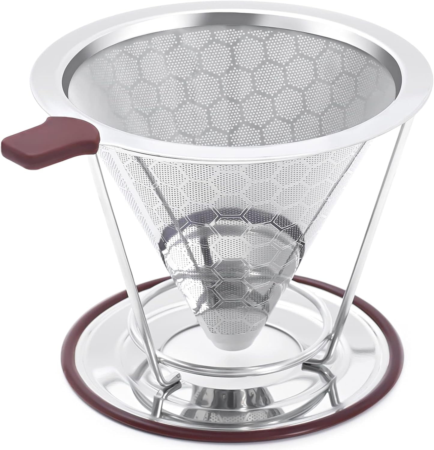 Pour Over Coffee Dripper In Stainless Steel, Reusable Coffee Filters ...