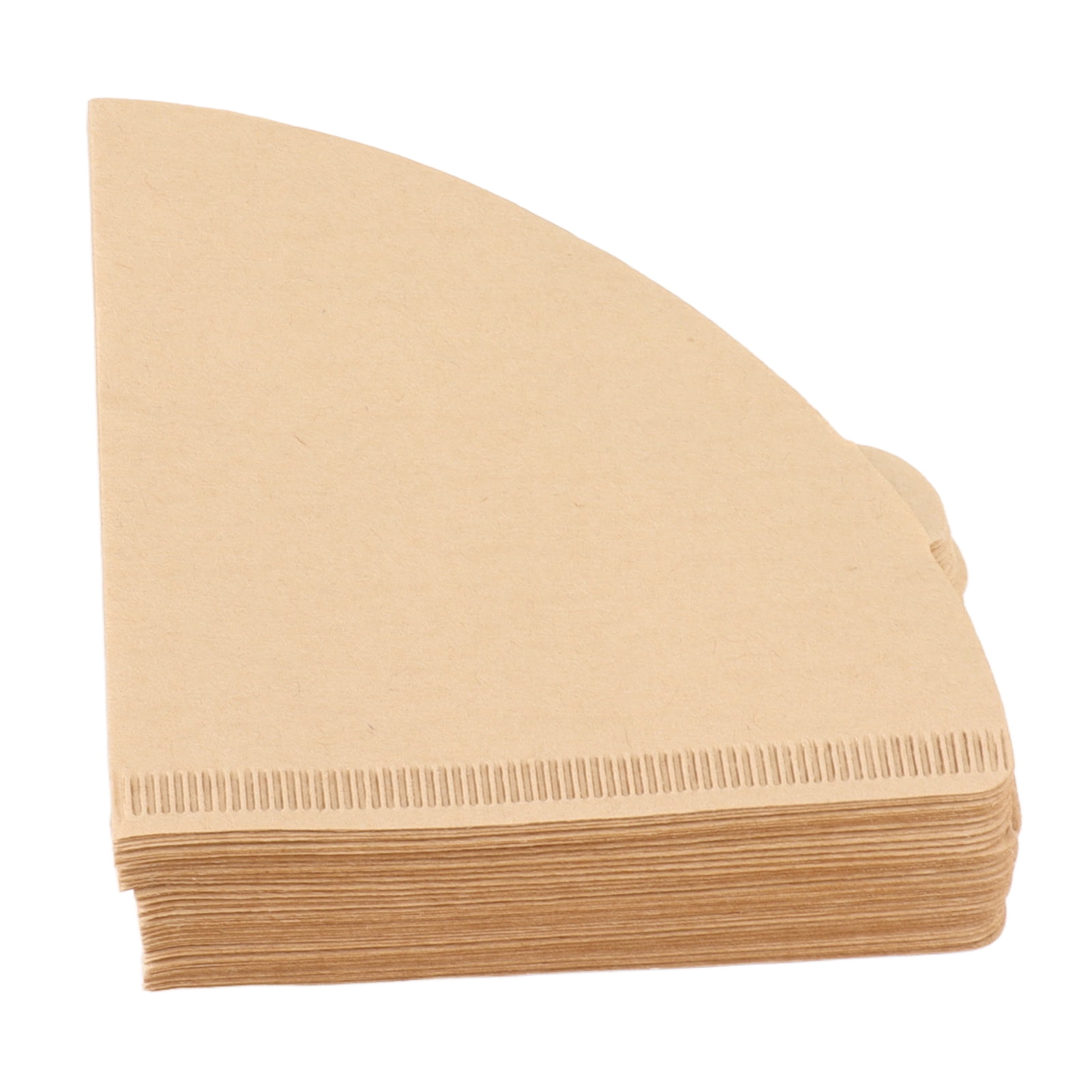 Pour Over Coffee Filters, Natural Paper Unbleached & Sturdy, Disposable ...