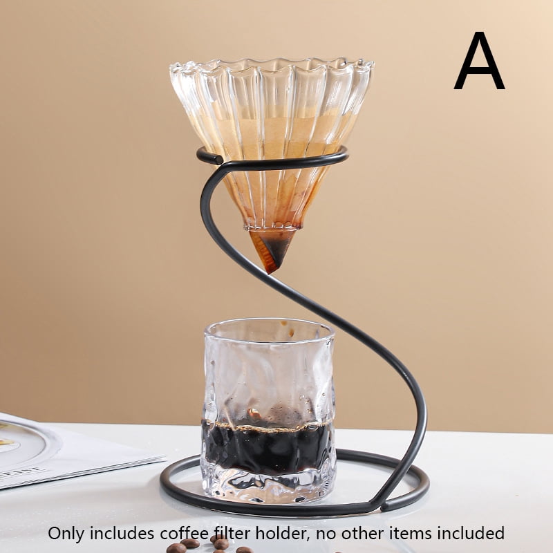 Pour Over Coffee Rack Coffee Maker Drip Filter Cup Rack Stand Brewer ...