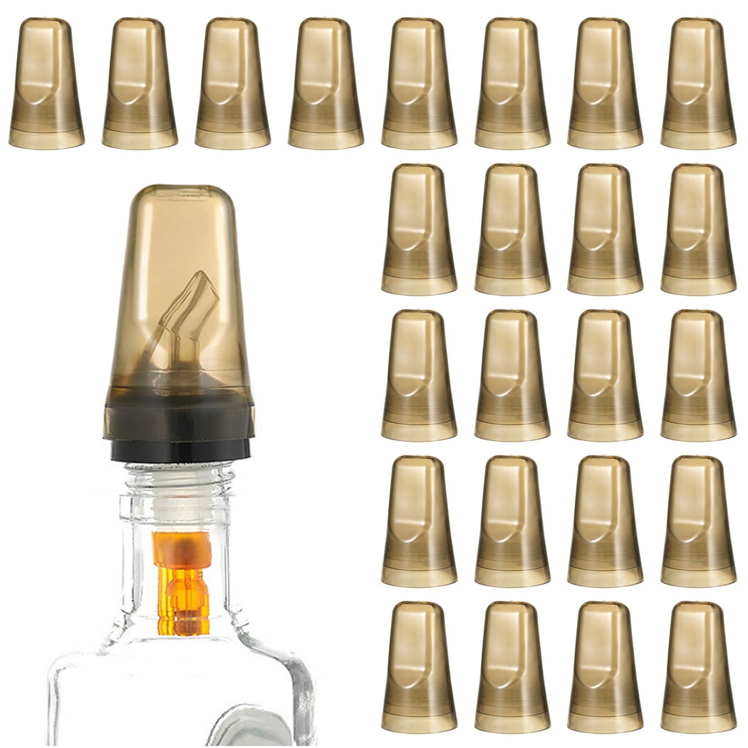 Pour Spout Cover, Dust-Proof Liquor Bottle Covers, Translucent Plastic ...