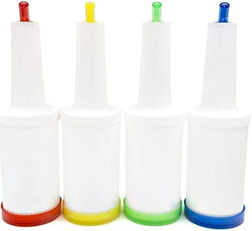 Pour and Store Flow N Stow Juice Bottles (32oz / 1 Quart, Set of 4 ...