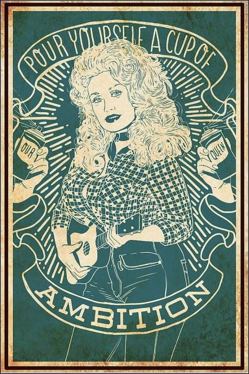 Pour yourself a cup of ambition poster 24 x 36 Inch Poster - Walmart.com