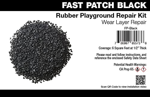 Poured-in-Place Surfacing Repair Kit Fix Rubber Playground - Black ...